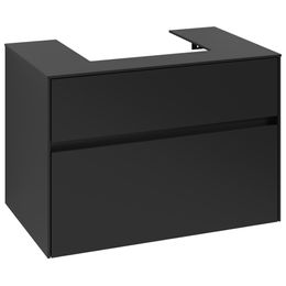 Villeroy & Boch Villeroy & Boch Waschtischunterschrank Collaro C06900 800x548x500mm 2 Ausz. Waschtisch mittig Volcan C06900VL