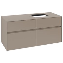 Villeroy & Boch Villeroy & Boch Waschtischunterschrank Collaro C13000 1200x 548x500mm 4 Ausz. Waschbecken re Taupe C13000VM