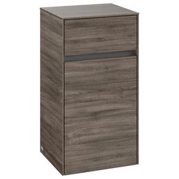 Villeroy & Boch Villeroy & Boch Collaro Seitenschrank, 1 T&uuml;r, 1 Schublade, 404 x 748 x 349 mm, Stone Oak C03200RK