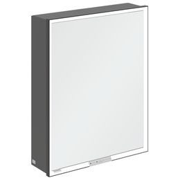 Villeroy & Boch Villeroy & Boch Aufputz-Spiegelschrank My View+ B4816R 600x750x168mm m. Bel. Graphite B4816RVR