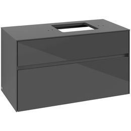 Villeroy & Boch Villeroy & Boch Waschtischunterschrank Collaro C12700 1000x548x500mm Glossy Grey C12700FP