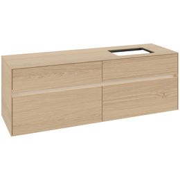 Villeroy & Boch Villeroy & Boch Waschtischunterschrank Collaro C122B0 1600x548x500mm mit Beleuchtung Nordic Oak C122B0VJ