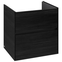 Villeroy & Boch Villeroy & Boch Waschtischunterschrank Collaro 611x610x480mm m. Bel. 2 Ausz. Waschtisch mittig Black C143B0AB