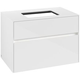 Villeroy & Boch Villeroy & Boch Waschtischunterschrank Collaro C108B0 800x548x500mm mit Beleuchtung Glossy White C108B0DH