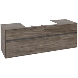 Villeroy & Boch Villeroy & Boch Collaro Waschbeckenunterschrank, 4 Ausz&uuml;ge, 1600 x 548 x 500 mm, Stone Oak C02800RK