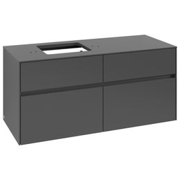 Villeroy & Boch Villeroy & Boch Waschtischunterschrank Collaro C12900 1200x548x500mm 4 Ausz. Waschtisch li Graphite C12900VR