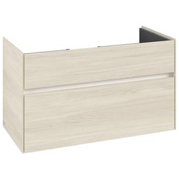 Villeroy & Boch Villeroy & Boch Waschtischunterschrank Collaro 954x546x444mm 2 Ausz. Waschbecken mittig White Oak C01100AA