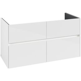 Villeroy & Boch Villeroy & Boch Waschtischunterschrank Collaro C146B0 472x609,5x1161mm mit Beleuchtung Glossy White C146B0DH