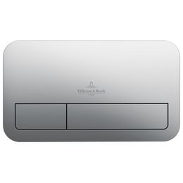 Villeroy & Boch Villeroy & Boch Bet&auml;tigungsplatte ViConnect 92249069, B:253, H:145, T:62mm, Chrom-Edelmatt 92249069