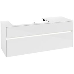 Villeroy & Boch Villeroy & Boch Waschtischunterschrank Collaro C089B0 1400x548x500mm mit Beleuchtung C089B0DH