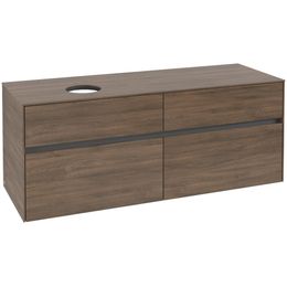 Villeroy & Boch Villeroy & Boch Waschtischunterschrank Collaro C046 1400x548x 500mm 4 Ausz. Waschbecken li Arizona O C04600VH