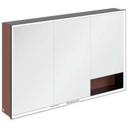 Villeroy & Boch Villeroy & Boch Aufputz-Spiegelschrank My View+ B48112 1200x750x168mm m. Bel. Wine Red B48112AH