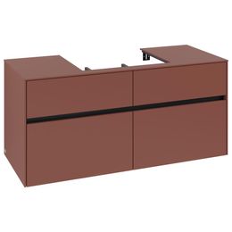 Villeroy & Boch Villeroy & Boch Waschtischunterschrank Collaro C08100 1200x548x500mm 4 Ausz. Waschtisch mittig Wine C08100AH