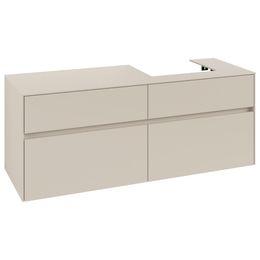 Villeroy & Boch Villeroy & Boch Waschtischunterschrank Collaro C075B0 1400x548x500mm m. Bel. 4 Ausz. Waschtisch re C C075B0VN