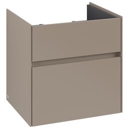 Villeroy & Boch Villeroy & Boch Waschtischunterschrank Collaro 554x546x444mm 2 Ausz. Waschbecken mittig Taupe C00800VM