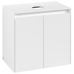 Villeroy & Boch Villeroy & Boch Waschtischunterschrank Collaro 600x548x380mm 2trg. Waschbecken mittig White Matt C15000MS