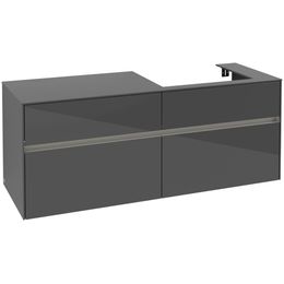 Villeroy & Boch Villeroy & Boch Waschtischunterschrank Collaro C086B0 1400x548x500mm mit Beleuchtung C086B0FP