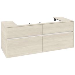 Villeroy & Boch Villeroy & Boch Waschtischunterschrank Collaro C09200 1400x548x500mm 4 Ausz. Waschtisch mittig White C09200AA