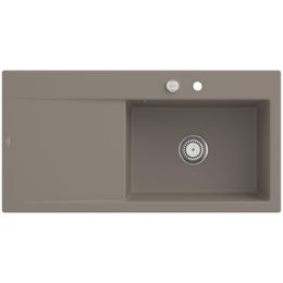 Villeroy & Boch Villeroy & Boch Einbausp&uuml;le Subway Style 60 1000x510mm Exc-Garn. IB re aus Keramik Timber cplus, 336 336102TR