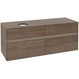 Villeroy & Boch Villeroy & Boch Waschtischunterschrank Collaro C046B0 1400x548x500mm mit Beleuchtung C046B0VH