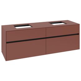 Villeroy & Boch Villeroy & Boch Waschtischunterschrank Collaro C137B0 1600x548x500mm m. Bel. 4 Ausz. f&uuml;r 2 Waschtisc C137B0AH