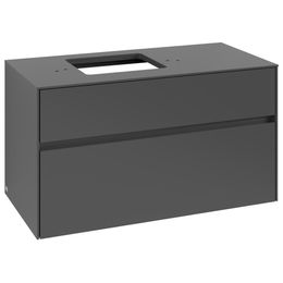 Villeroy & Boch Villeroy & Boch Waschtischunterschrank Collaro C12600 1000x548x500mm 2 Ausz. Waschtisch li Graphite C12600VR