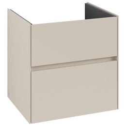 Villeroy & Boch Villeroy & Boch Waschtischunterschrank Collaro 611x610x480mm 2 Ausz. Waschbecken mittig Cashmere G C14300VN