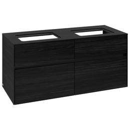 Villeroy & Boch Villeroy & Boch Waschtischunterschrank Collaro C11500 1200x548x500mm 4 Ausz. f&uuml;r 2 Waschtisch Black C11500AB