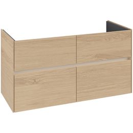 Villeroy & Boch Villeroy & Boch Waschtischunterschrank Collaro C146B0 472x609,5x1161mm mit Beleuchtung Nordic Oak C146B0VJ