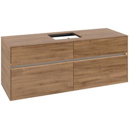 Villeroy & Boch Villeroy & Boch Waschtischunterschrank Collaro C131B0 1400x548x500mm mit Beleuchtung Kansas Oak C131B0RH
