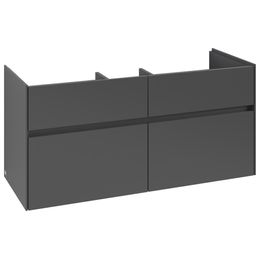 Villeroy & Boch Villeroy & Boch Waschtischunterschrank Collaro 1154x546x444mm 4 Ausz. Waschbecken mittig Graphite C01200VR