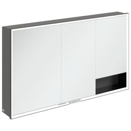 Villeroy & Boch Villeroy & Boch Aufputz-Spiegelschrank My View+ B48113 1300x750x168mm m. Bel. Graphite B48113VR