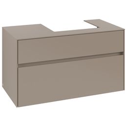 Villeroy & Boch Villeroy & Boch Waschtischunterschrank Collaro C015B0 1000x548x500mm m. Bel. 2 Ausz. Waschtisch re T C015B0VM