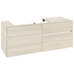 Villeroy & Boch Villeroy & Boch Waschtischunterschrank Collaro C089B0 1400x548x500mm m. Bel. 4 Ausz. Waschtisch li W C089B0AA