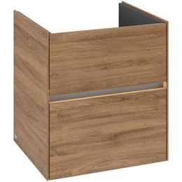 Villeroy & Boch Villeroy & Boch Waschtischunterschrank Collaro C142B0 472x609,5x480mm mit Beleuchtung Kansas Oak C142B0RH