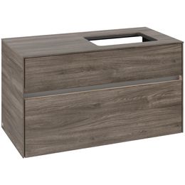 Villeroy & Boch Villeroy & Boch Waschtischunterschrank Collaro C111B0 1000x548x500mm mit Beleuchtung Stone Oak C111B0RK