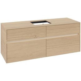 Villeroy & Boch Villeroy & Boch Waschtischunterschrank Collaro C131B0 1400x548x500mm mit Beleuchtung Nordic Oak C131B0VJ