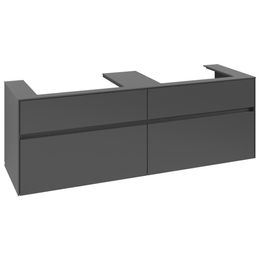 Villeroy & Boch Villeroy & Boch Waschtischunterschrank Collaro C024B0 1600x548x500mm m. Bel. 4 Ausz. f&uuml;r 2 Waschtisc C024B0VR