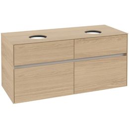 Villeroy & Boch Villeroy & Boch Waschtischunterschrank Collaro C044 1200x548x500mm 4 Ausz. f&uuml;r 2 Waschtisch Nordic O C04400VJ