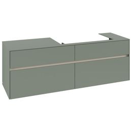 Villeroy & Boch Villeroy & Boch Waschtischunterschrank Collaro C02700 1600x548x500mm 4 Ausz. Waschtisch re Soft Gree C02700AF