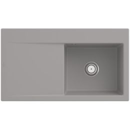 Villeroy & Boch Villeroy & Boch Einbausp&uuml;le Subway Style 50 1000x510mm Ablgarn. IB re aus Keramik Fossil cplus, 3351 335101KD