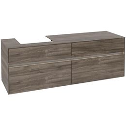 Villeroy & Boch Villeroy & Boch Waschtischunterschrank Collaro C078B0 1600x548x500mm mit Beleuchtung C078B0RK
