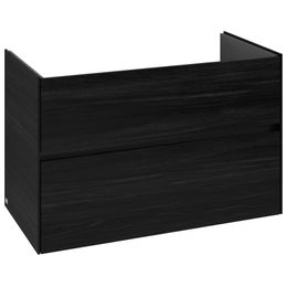 Villeroy & Boch Villeroy & Boch Waschtischunterschrank Collaro 961x610x480mm 2 Ausz. Waschbecken mittig Black Oak C14500AB