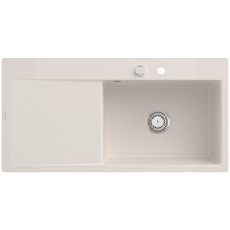 Villeroy & Boch Villeroy & Boch Einbausp&uuml;le Subway Style 60 Flat 1000x510mm Exc-Garn. IB re Keram. Crema cplus, 3361 33612FKR