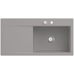 Villeroy & Boch Villeroy & Boch Einbausp&uuml;le Subway Style 60 1000x510mm Exc-Garn. IB re aus Keramik Fossil cplus, 336 336102KD