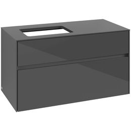 Villeroy & Boch Villeroy & Boch Waschtischunterschrank Collaro C11000 1000x548x500mm Glossy Grey C11000FP