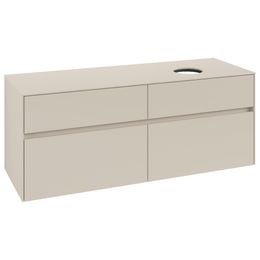 Villeroy & Boch Villeroy & Boch Waschtischunterschrank Collaro C04700 1400x548x500mm 4 Ausz. Waschtisch re Cashmere C04700VN