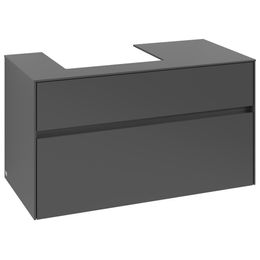 Villeroy & Boch Villeroy & Boch Waschtischunterschrank Collaro C01400 1000x548x500mm 2 Ausz. Waschtisch li Graphite C01400VR