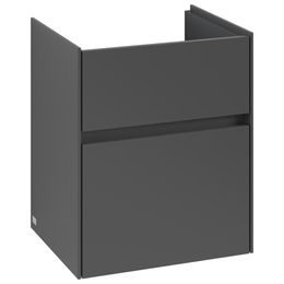 Villeroy & Boch Villeroy & Boch Waschtischunterschrank Collaro 460x546x374mm 2 Ausz. Waschbecken mittig Graphite C00600VR