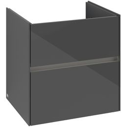 Villeroy & Boch Villeroy & Boch Waschtischunterschrank Collaro C143B0 472x609,5x611mm mit Beleuchtung Glossy Grey C143B0FP
